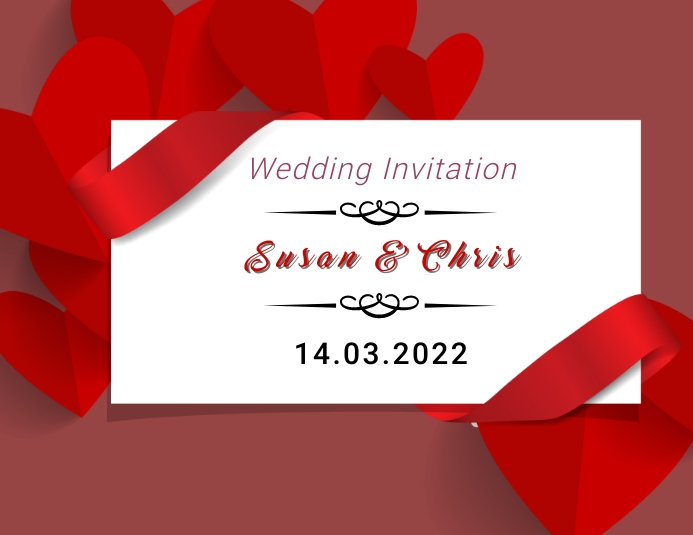 Wedding card flyer Template | PosterMyWall