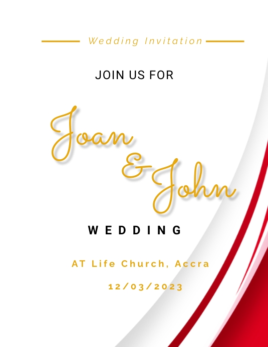 Wedding card flyer Template | PosterMyWall