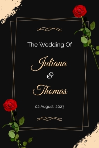 Wedding Card Poster Template | PosterMyWall