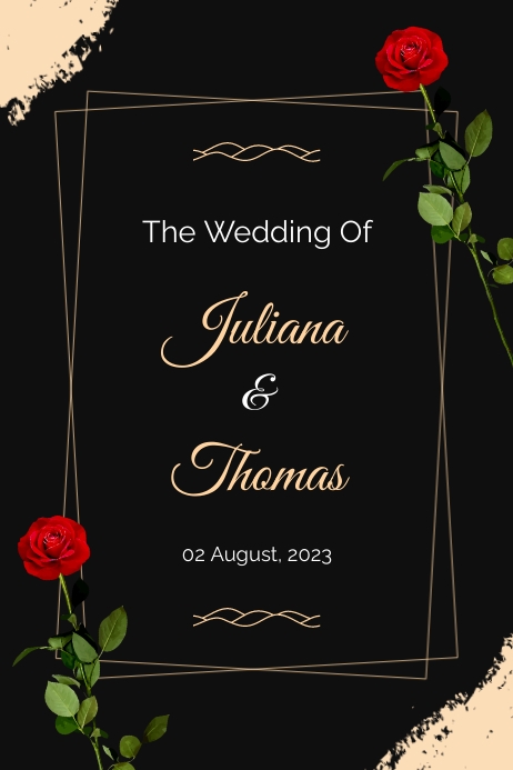 Wedding card flyer Template | PosterMyWall