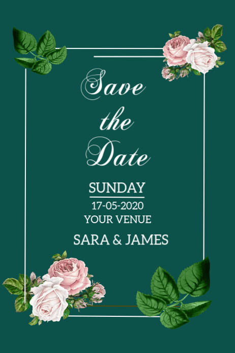 wedding card flyer Template | PosterMyWall