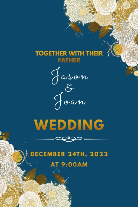 Wedding card flyer Template | PosterMyWall