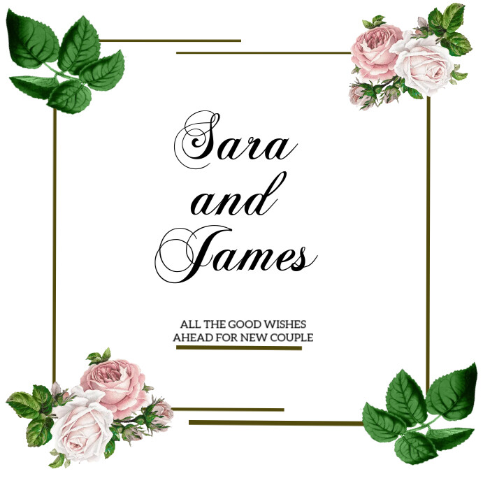 wedding card flyer Template | PosterMyWall