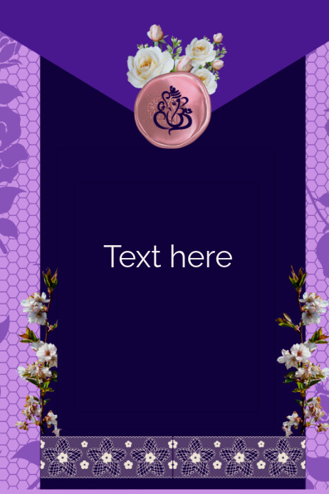 wedding card FRAME Template | PosterMyWall