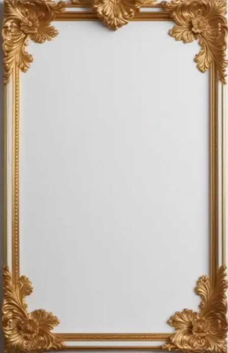 Wedding card gold frame Template | PosterMyWall