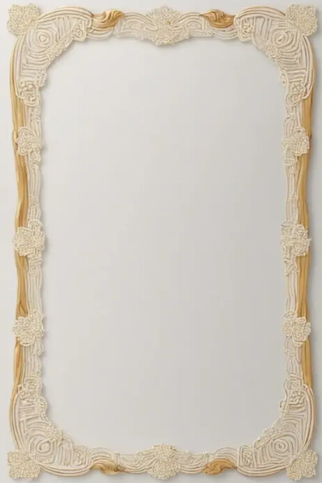 Copy of Wedding card gold frame | PosterMyWall