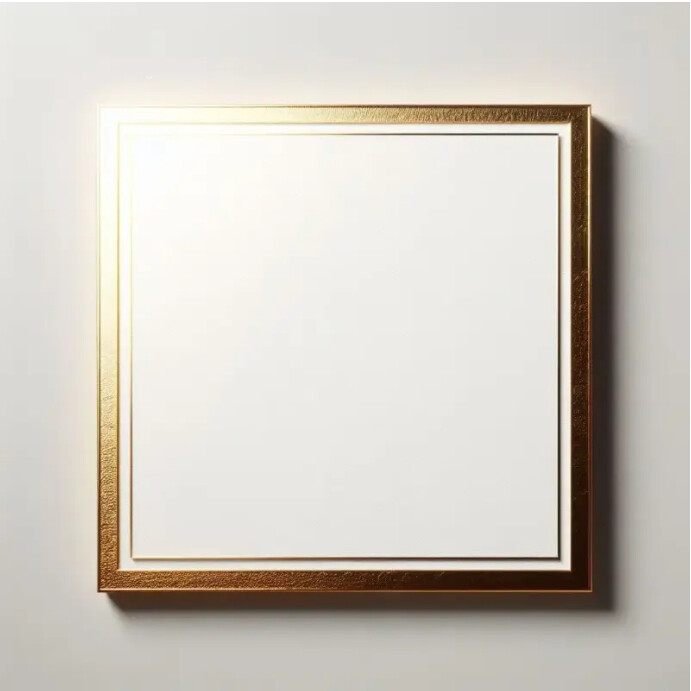 Wedding card gold frame Template | PosterMyWall