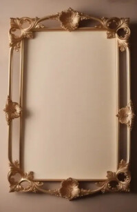 Gold frame Template | PosterMyWall