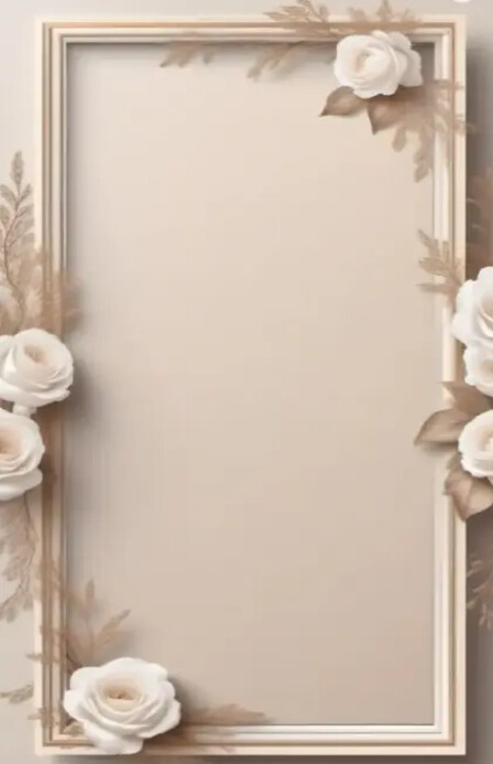 Copy of Wedding card gold frame | PosterMyWall