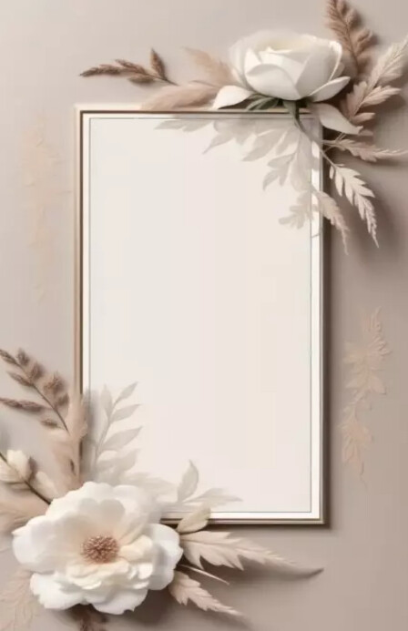 Copy of Wedding card gold frame | PosterMyWall