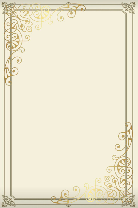 Copy of Wedding card gold frame | PosterMyWall