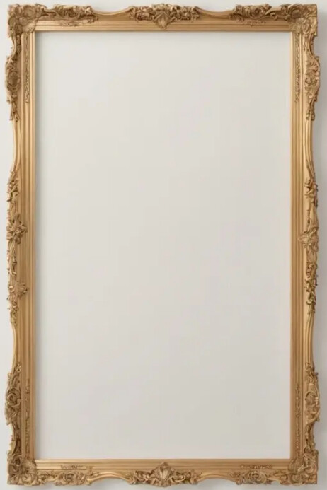 Copy of Wedding card gold frame | PosterMyWall