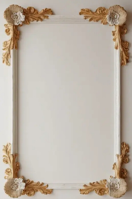 Copy of Wedding card gold frame | PosterMyWall
