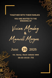 Wedding card template | PosterMyWall