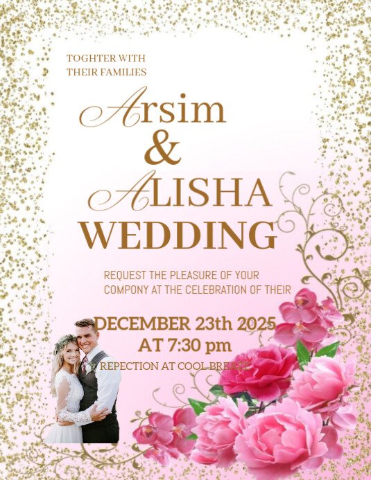 Wedding card post Template | PosterMyWall