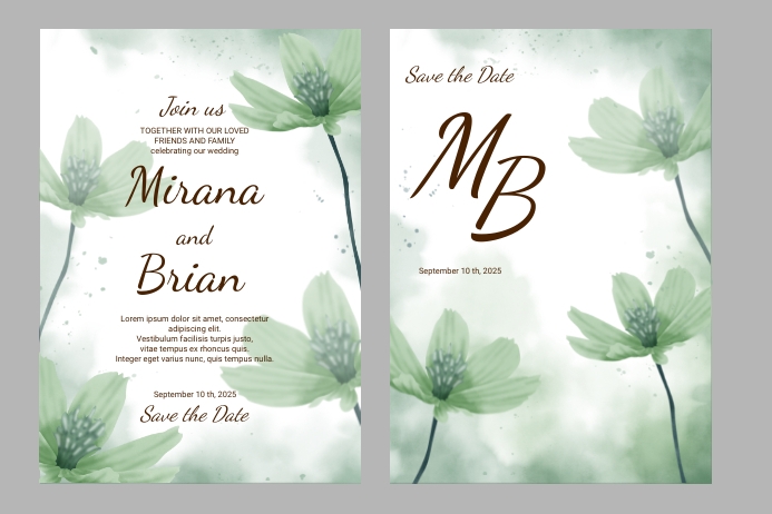 Wedding Card Poster AD Template | PosterMyWall