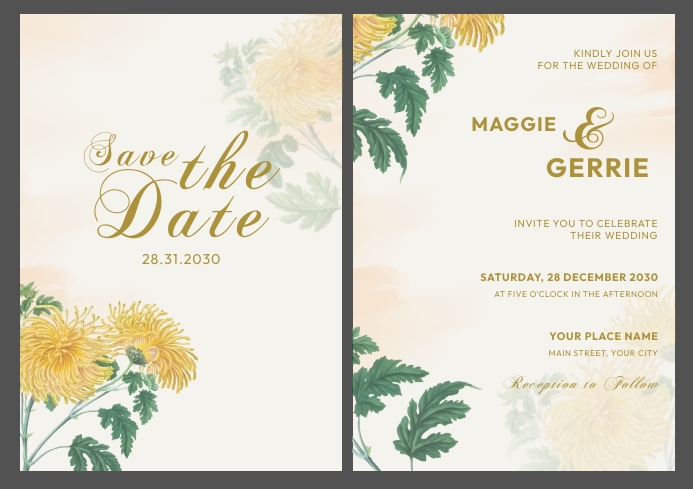 Wedding Card Poster Template | PosterMyWall