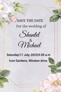 Wedding card poster Template | PosterMyWall