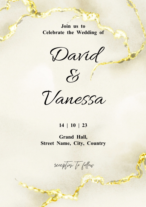 Wedding Card Poster Template | PosterMyWall