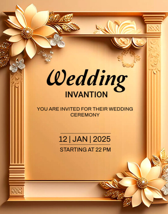 Wedding card posters Template | PosterMyWall