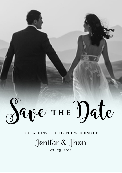 Wedding card save the date (3) Template | PosterMyWall