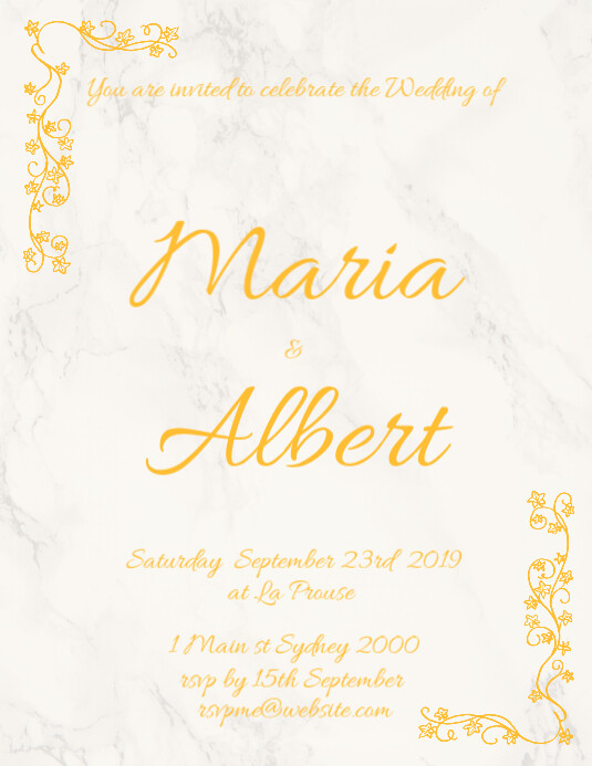 Copy of Wedding card template | PosterMyWall