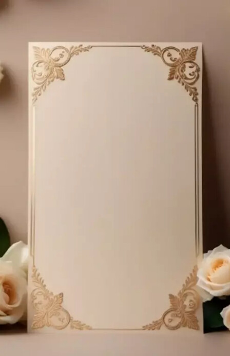 Plantilla de Wedding card template | PosterMyWall