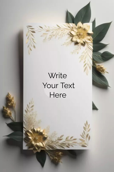 Wedding card template design | PosterMyWall