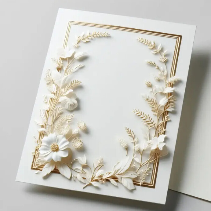 Plantilla de Wedding card template | PosterMyWall