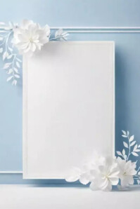 Wedding card template white background | PosterMyWall