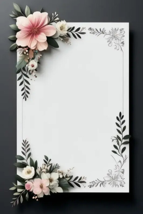 Wedding card white background Template | PosterMyWall