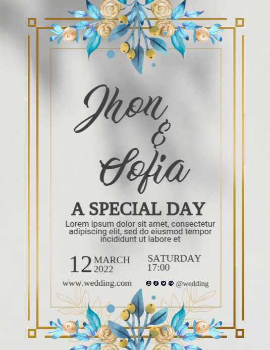 Copy of Wedding Celebration Ads | PosterMyWall