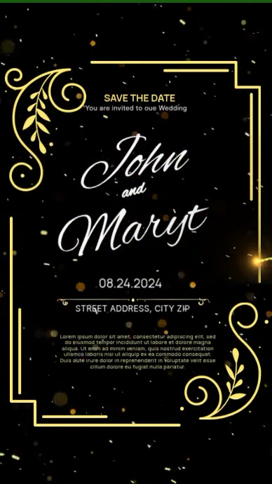 Wedding Celebration Invitation Template | PosterMyWall