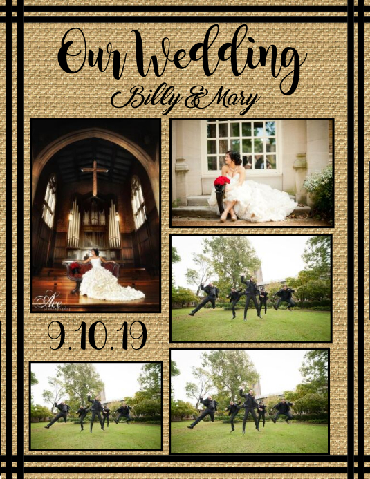 Wedding Collage - Classy Template | PosterMyWall