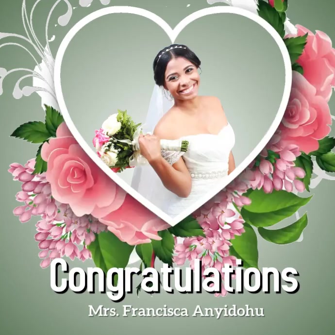 Wedding Congratulations Message Template PosterMyWall Wedding Congratulations Message Template PosterMyWall