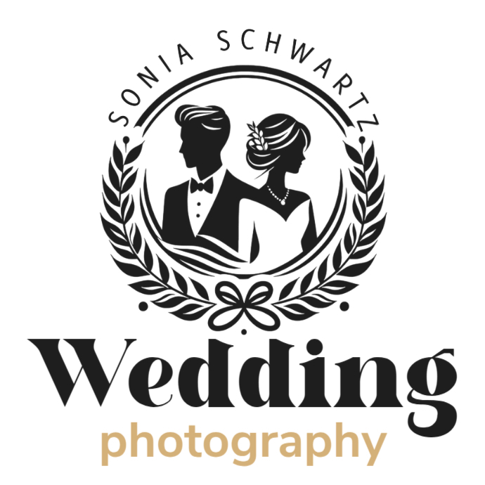 Wedding Couple Photography Wreath Transparent Logo Maker Template ...