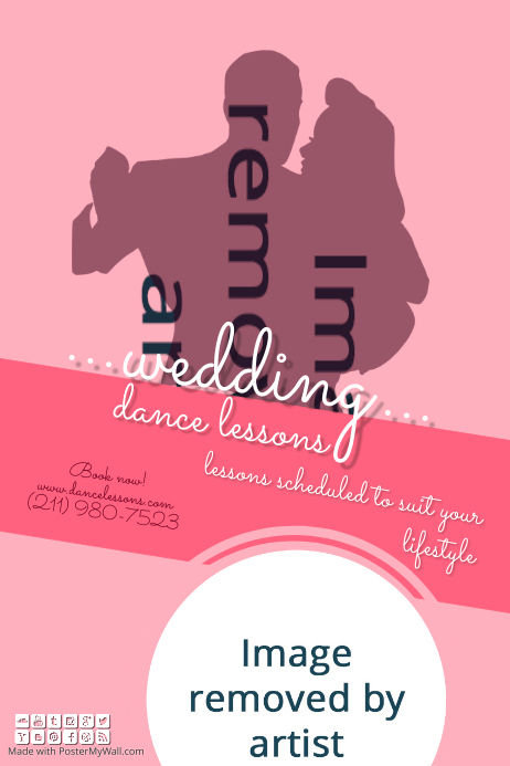Copy of wedding dance lessons | PosterMyWall