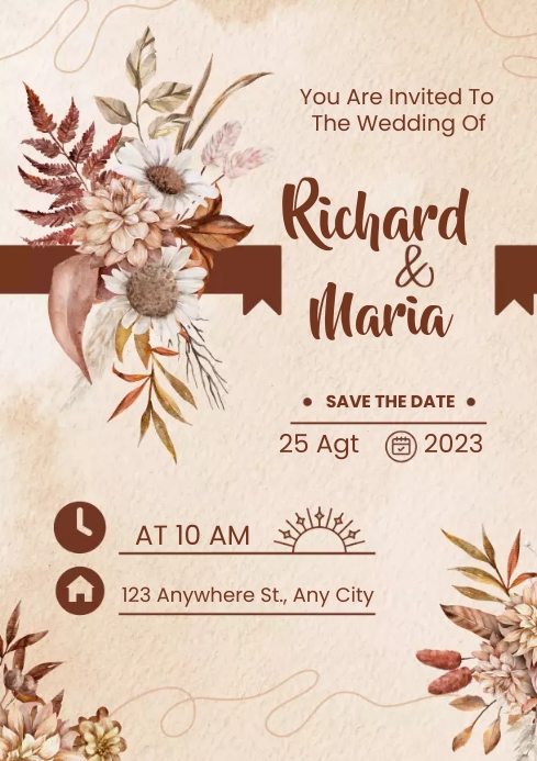 Wedding Template | PosterMyWall