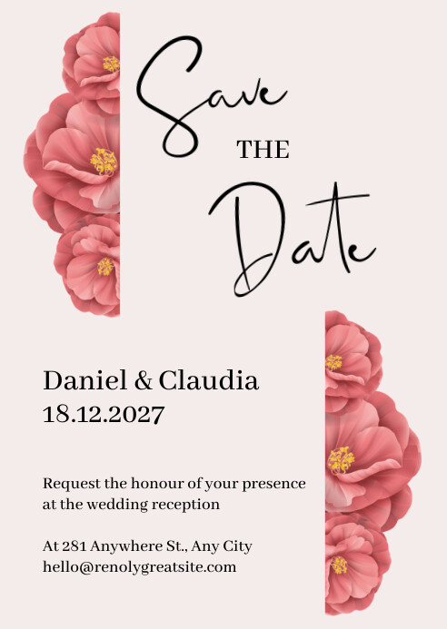 Plantilla de WEDDING | PosterMyWall