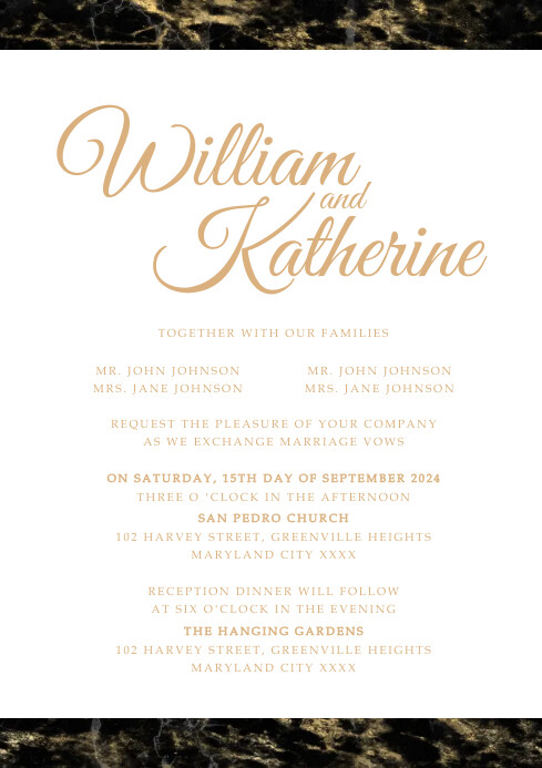 Plantilla de Wedding | PosterMyWall