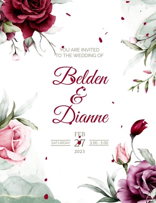 Plantilla de Wedding | PosterMyWall