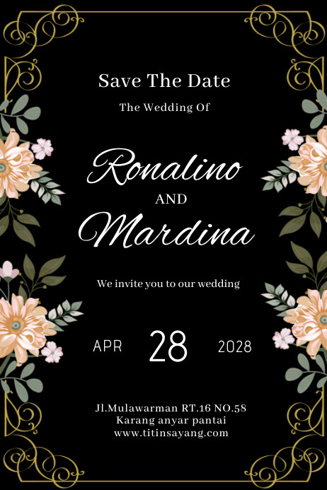 Plantilla de WEDDING | PosterMyWall