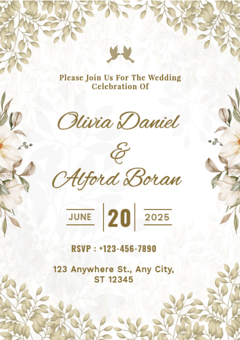 Wedding Template | PosterMyWall