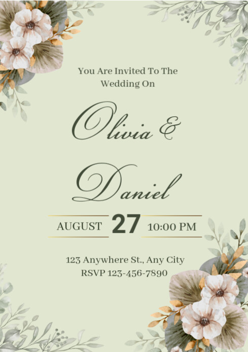 Wedding Template | PosterMyWall