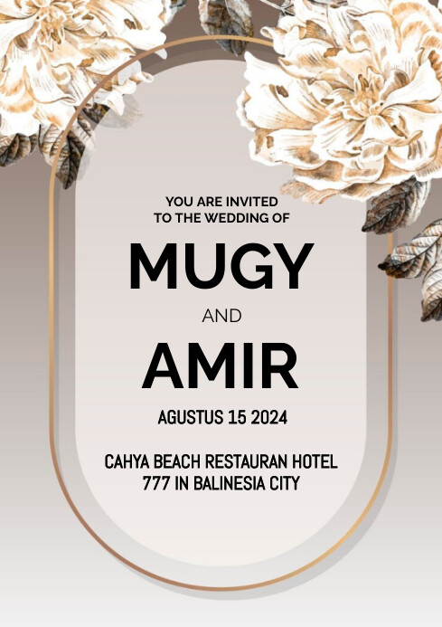 wedding Template | PosterMyWall