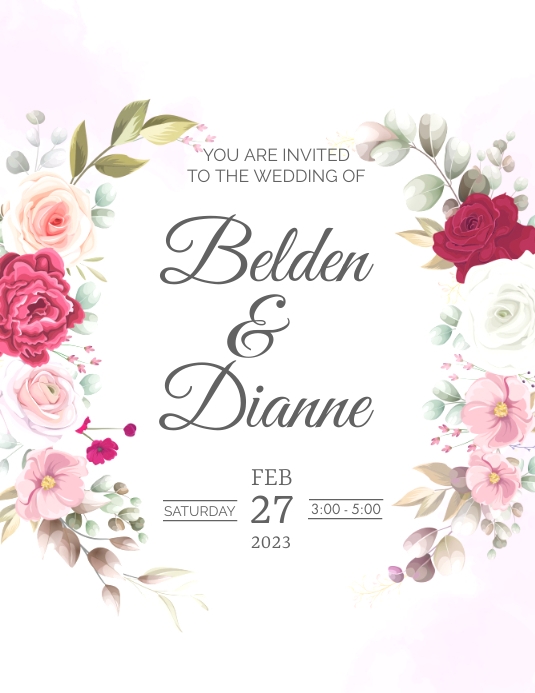 Pernikahan Templat | PosterMyWall