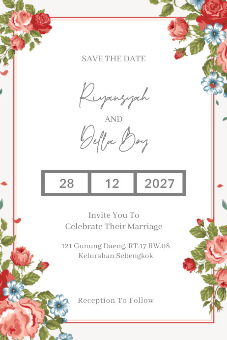 wedding Template | PosterMyWall