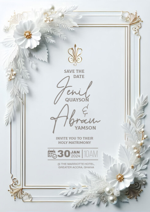 Wedding Template | PosterMyWall