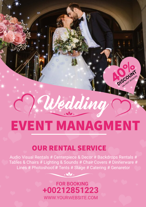 WEDDING EVENT FLYER Template | PosterMyWall