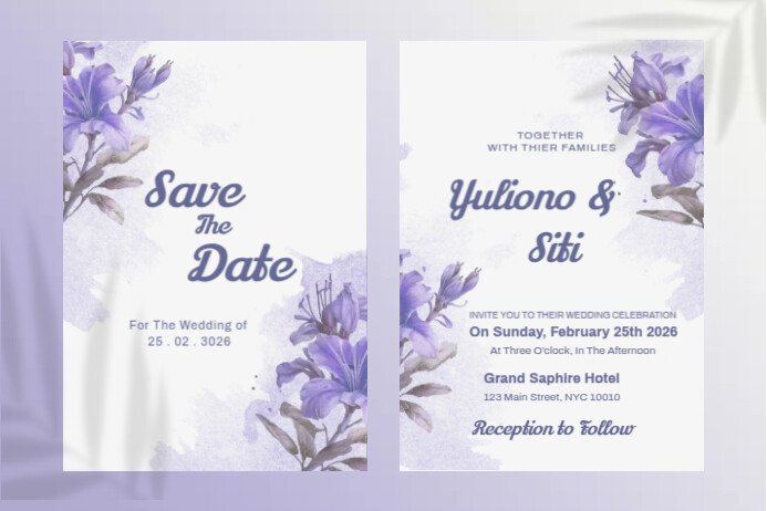 Wedding Event Invitation Template | PosterMyWall